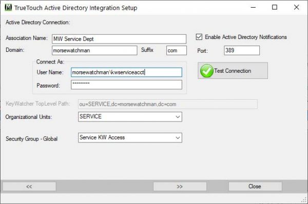 Active Directory Integration Module – Morse Canada
